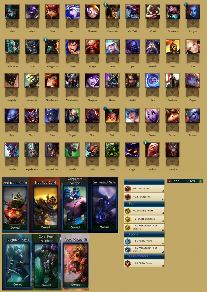 LoL account | Level 30 unranked LoL accounts