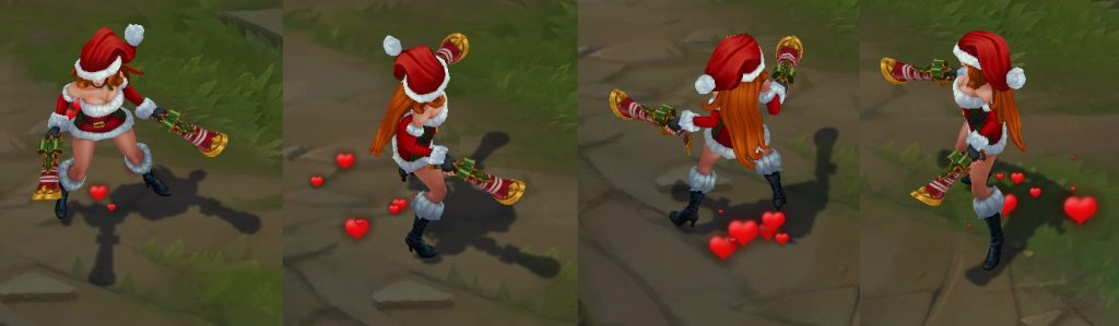 Candy Cane Miss Fortune - League of Legends skin - LoL Skin