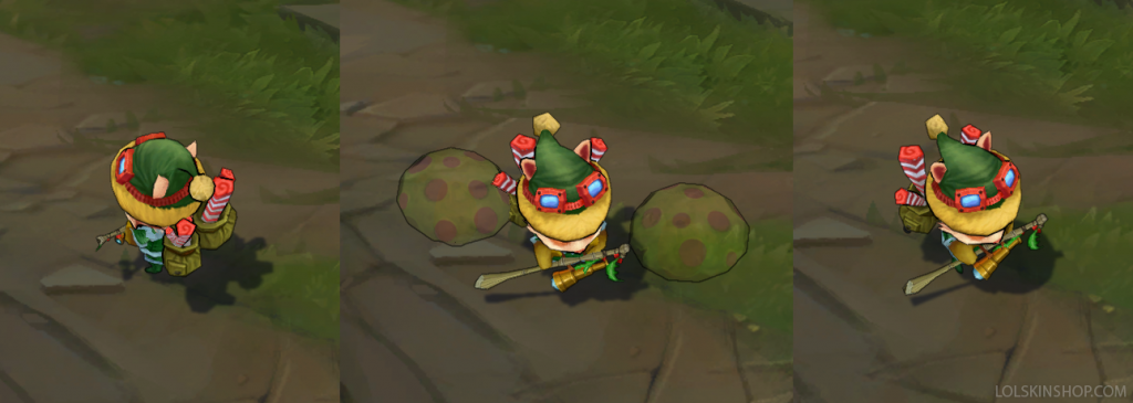Happy Elf Teemo - League of Legends skin - LoL Skin