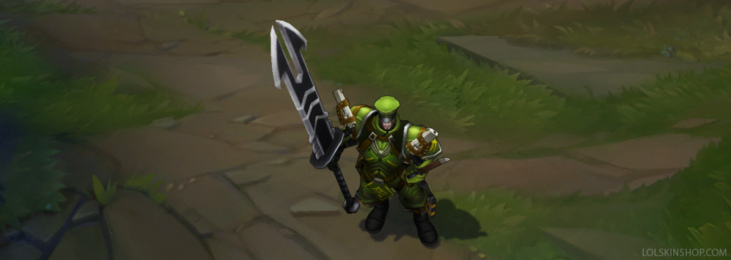 Commando Jarvan IV - League of Legends skin - LoL Skin