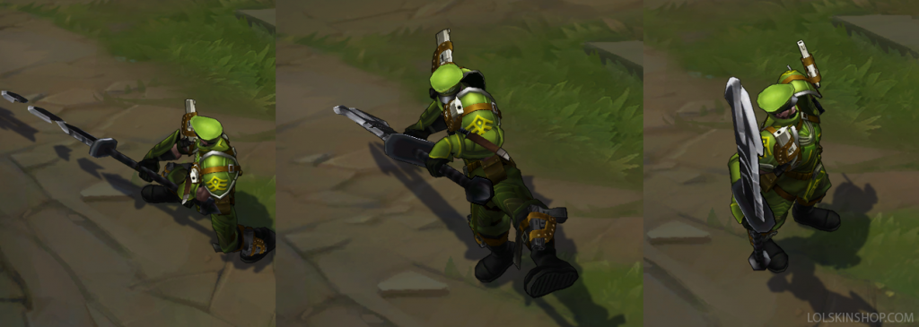 Commando Jarvan IV - League of Legends skin - LoL Skin