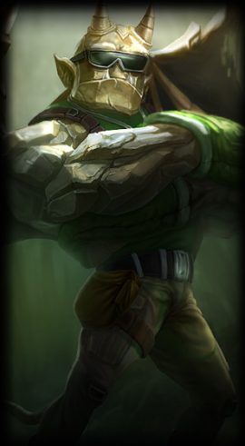 Commando Galio - League of Legends skin - LoL Skin