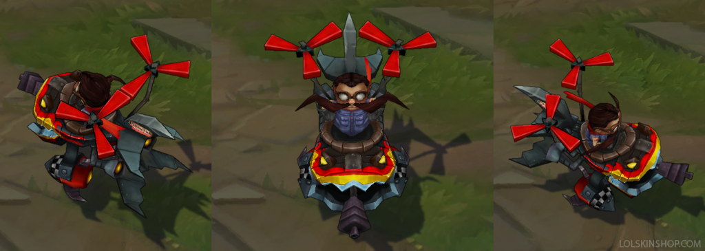 Hot Rod Corki - League of Legends skin - LoL Skin