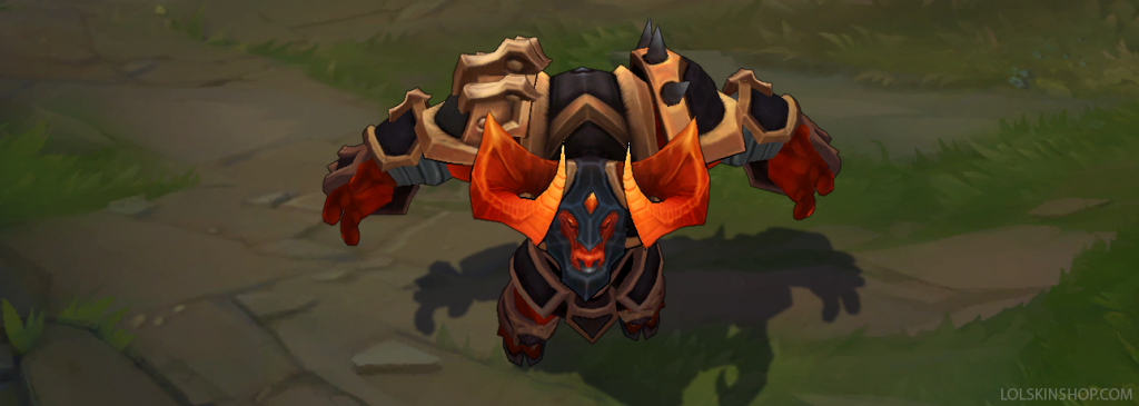 Infernal Alistar - League of Legends skin - LoL Skin