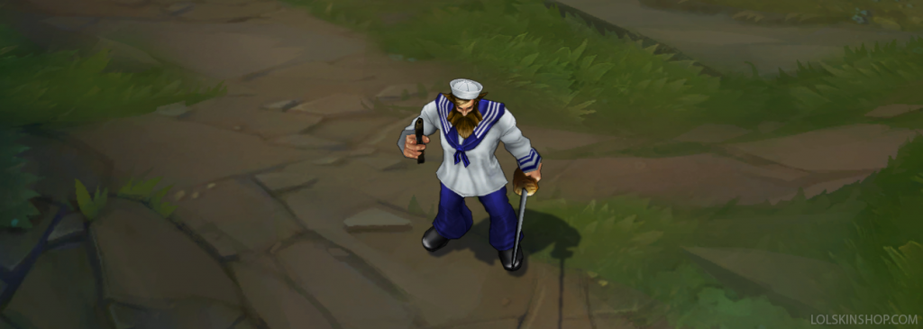 Sailor Gangplank - League of Legends skin - LoL Skin