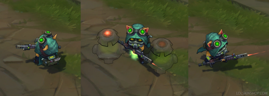 Omega Squad Teemo - League of Legends skin - LoL Skin