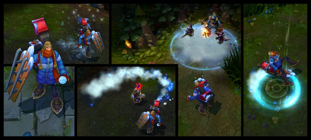 Snow Day Singed - League of Legends skin - LoL Skin