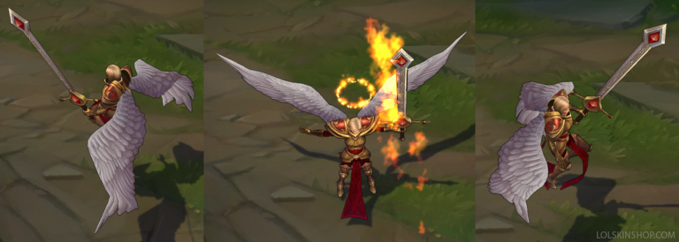 Unmasked Kayle - League of Legends skin - LoL Skin