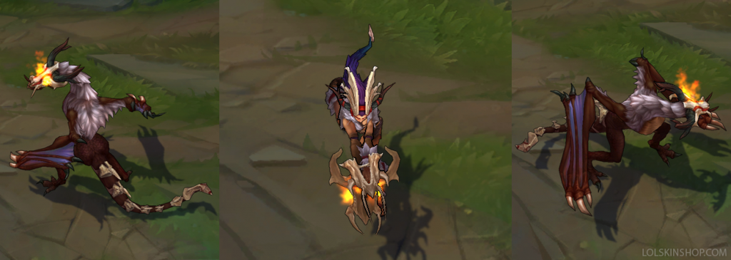 Boneclaw Shyvana - League of Legends skin - LoL Skin
