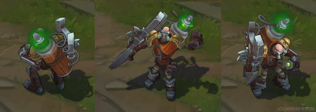 Hextech Singed - League of Legends skin - LoL Skin