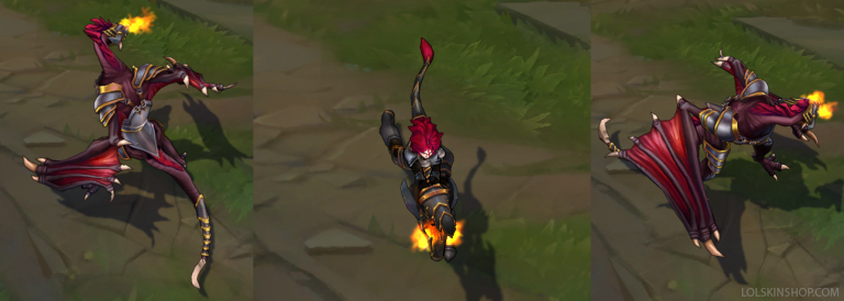 Ironscale Shyvana - League of Legends skin - LoL Skin
