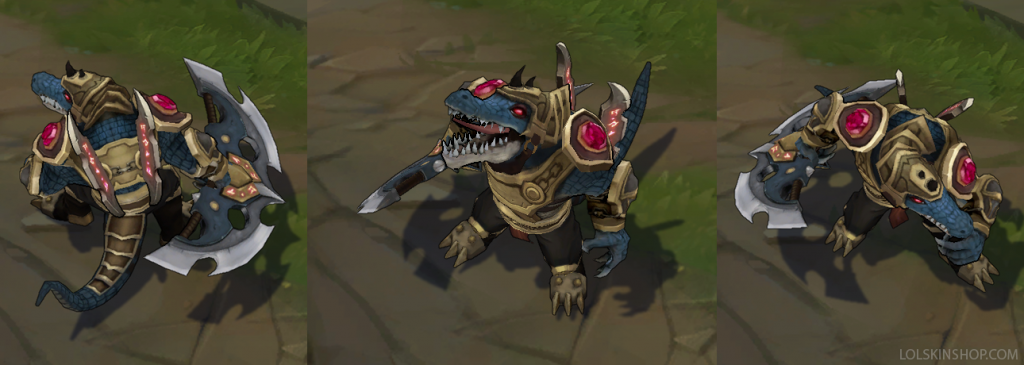 Rune Wars Renekton - League of Legends skin - LoL Skin