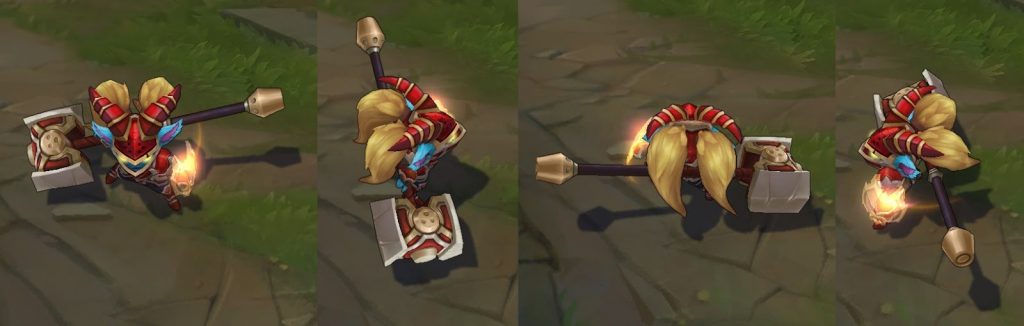 Scarlet Hammer Poppy - League of Legends skin - LoL Skin