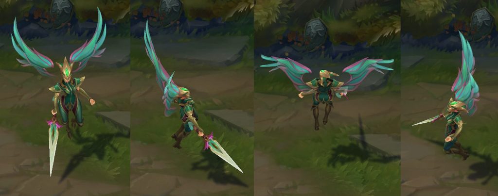 Viridian Kayle - League of Legends skin - LoL Skin