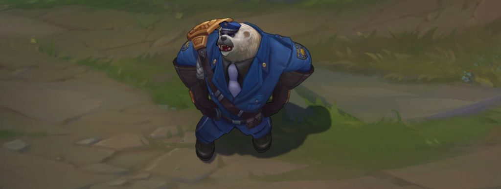 Captain Volibear - League of Legends skin - LoL Skin