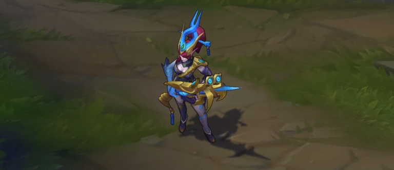 Lunar Wraith Caitlyn - League of Legends skin - LoL Skin