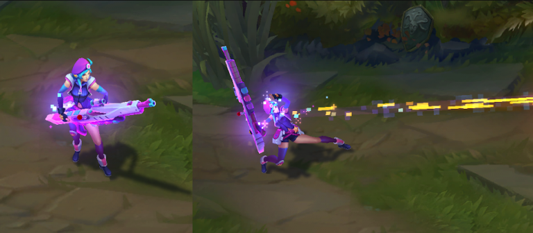 Arcade Caitlyn - League of Legends skin - LoL Skin