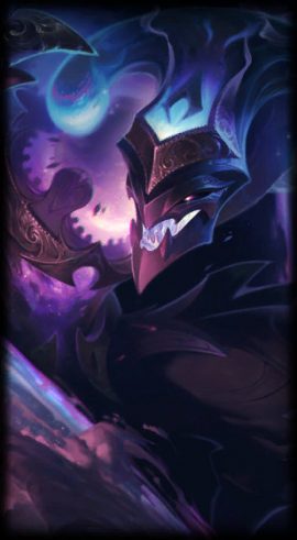 Dark Star Shaco Chroma skin - League of Legends skin