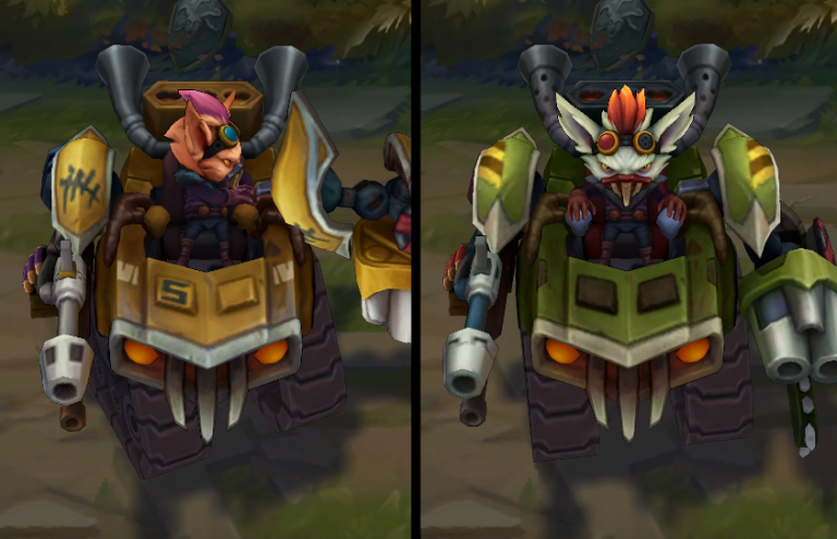 Badlands Baron Rumble Chroma skin - League of Legends skin