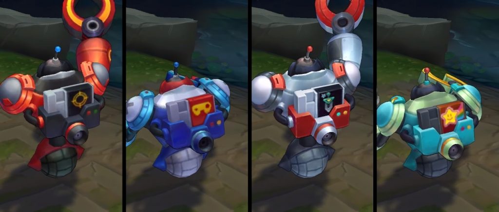 Battle Boss Blitzcrank Chroma skin - League of Legends skin