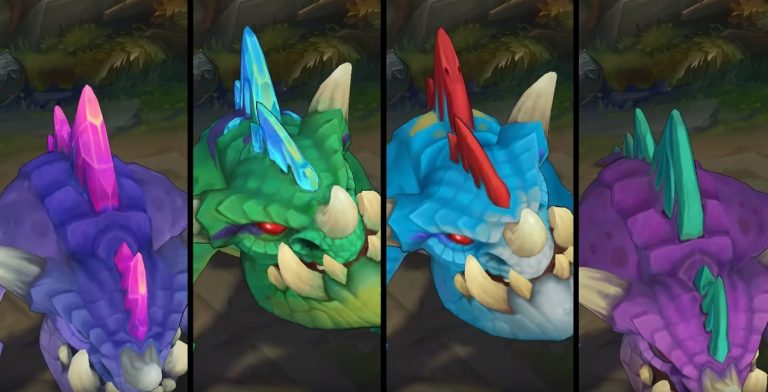 Dino Gnar Chroma skin - League of Legends skin info