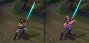 Eternal Sword Yi Chroma skin - League of Legends skin