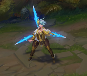 Frostblade Irelia Chroma skin - League of Legends skin