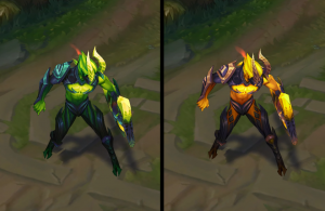 Infernal Varus Chroma skin - League of Legends skin