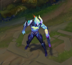 Infernal Varus Chroma skin - League of Legends skin