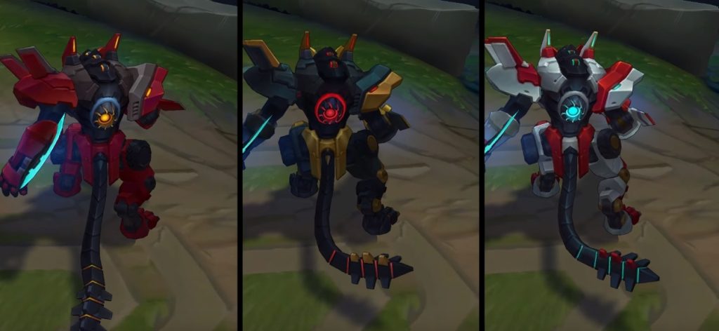 Mecha Rengar Chroma skin - League of Legends skin