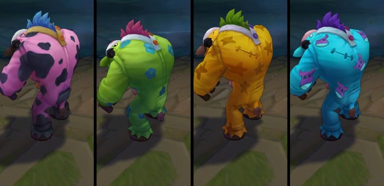 Moo Cow Alistar Chroma skin - League of Legends skin
