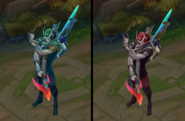 Nightbringer Aphelios Chroma skin - League of Legends skin