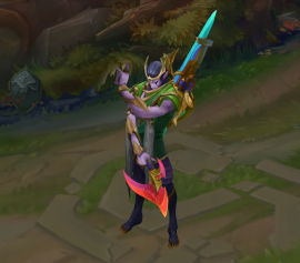 Nightbringer Aphelios Chroma skin - League of Legends skin