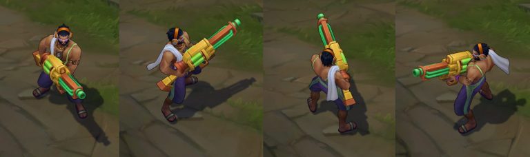 Pool Party Graves Chroma skin - League of Legends skin