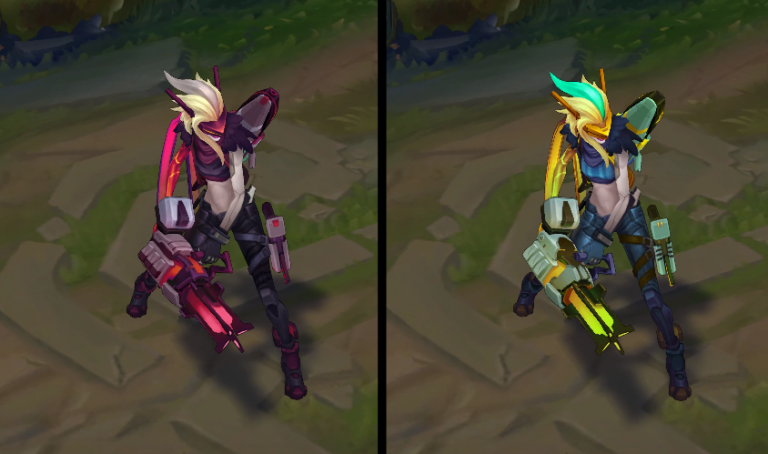 PROJECT Jinx Chroma skin - League of Legends skin