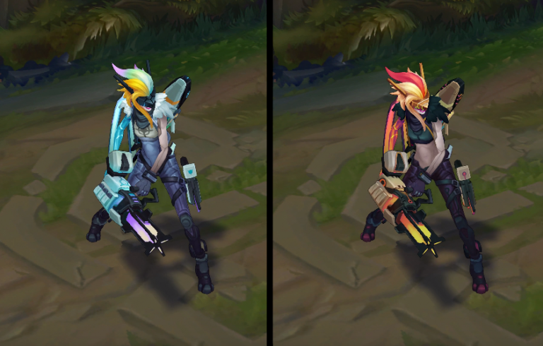PROJECT Jinx Chroma skin - League of Legends skin
