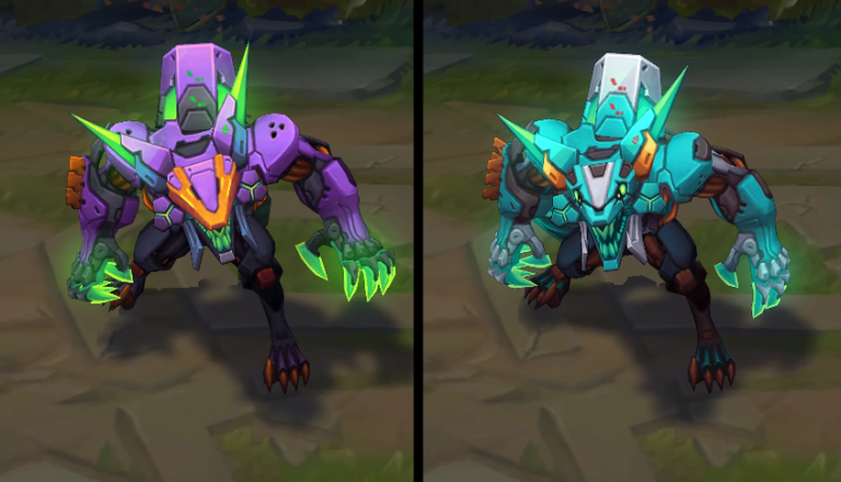 PROJECT Warwick Chroma skin - League of Legends skin