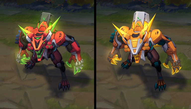 PROJECT Warwick Chroma skin - League of Legends skin