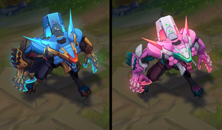 PROJECT Warwick Chroma skin - League of Legends skin