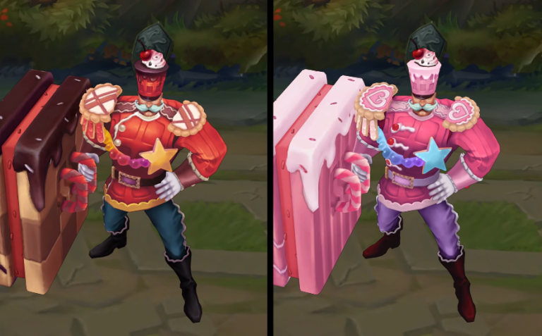 Sugar Rush Braum Chroma | League of Legends Skin