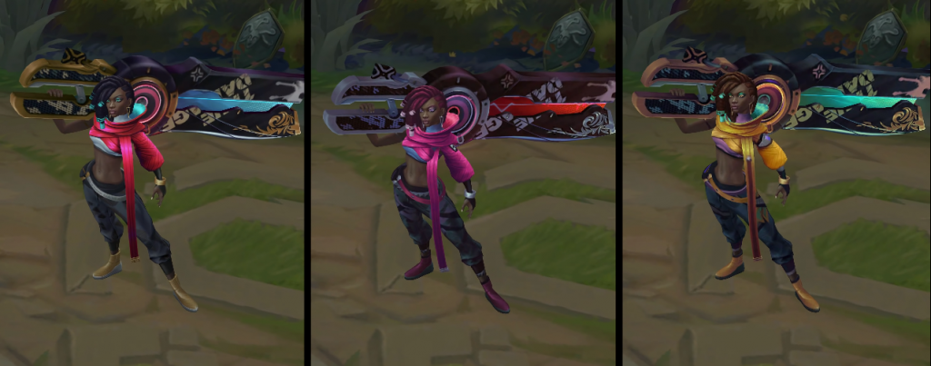 True Damage Senna Chroma skin - League of Legends skin