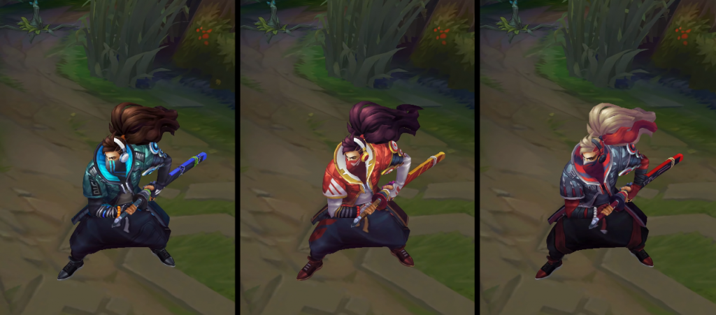 True Damage Yasuo Chroma skin - League of Legends skin