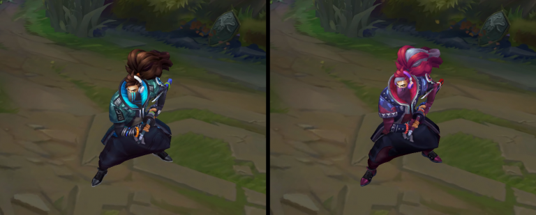 True Damage Yasuo Chroma skin - League of Legends skin