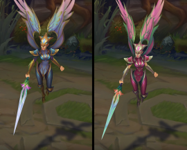 Viridian Kayle Chroma skin - League of Legends skin