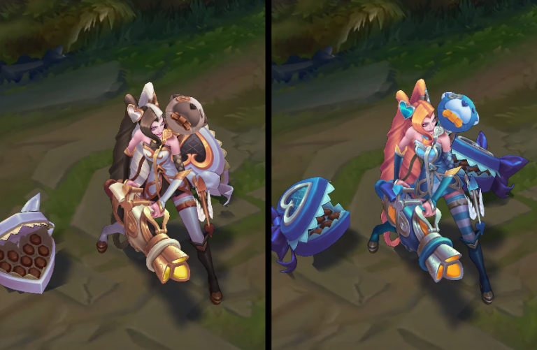 Heartseeker Jinx Chroma skin - League of Legends skin